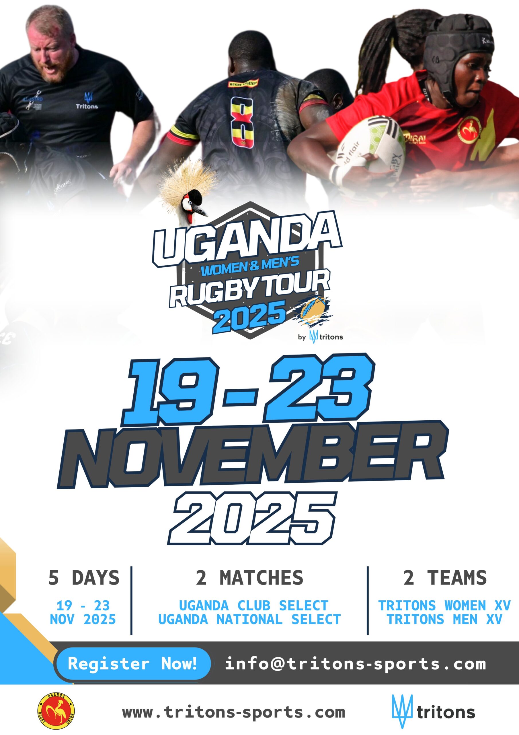 Triton Sports Uganda Rugby Tour 2025 Set For November
